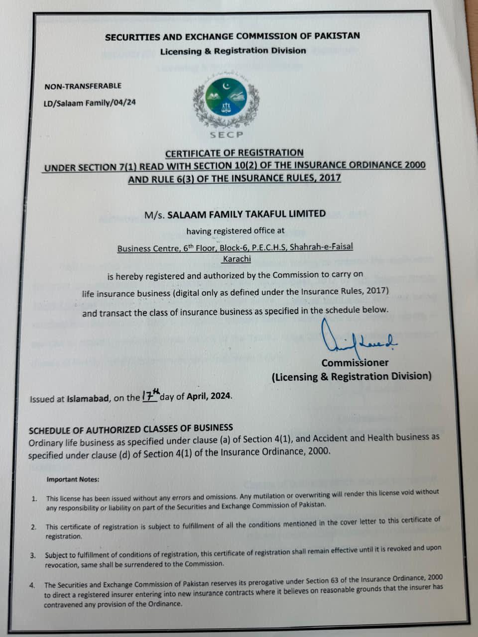 Salaam Life & Saving Takaful